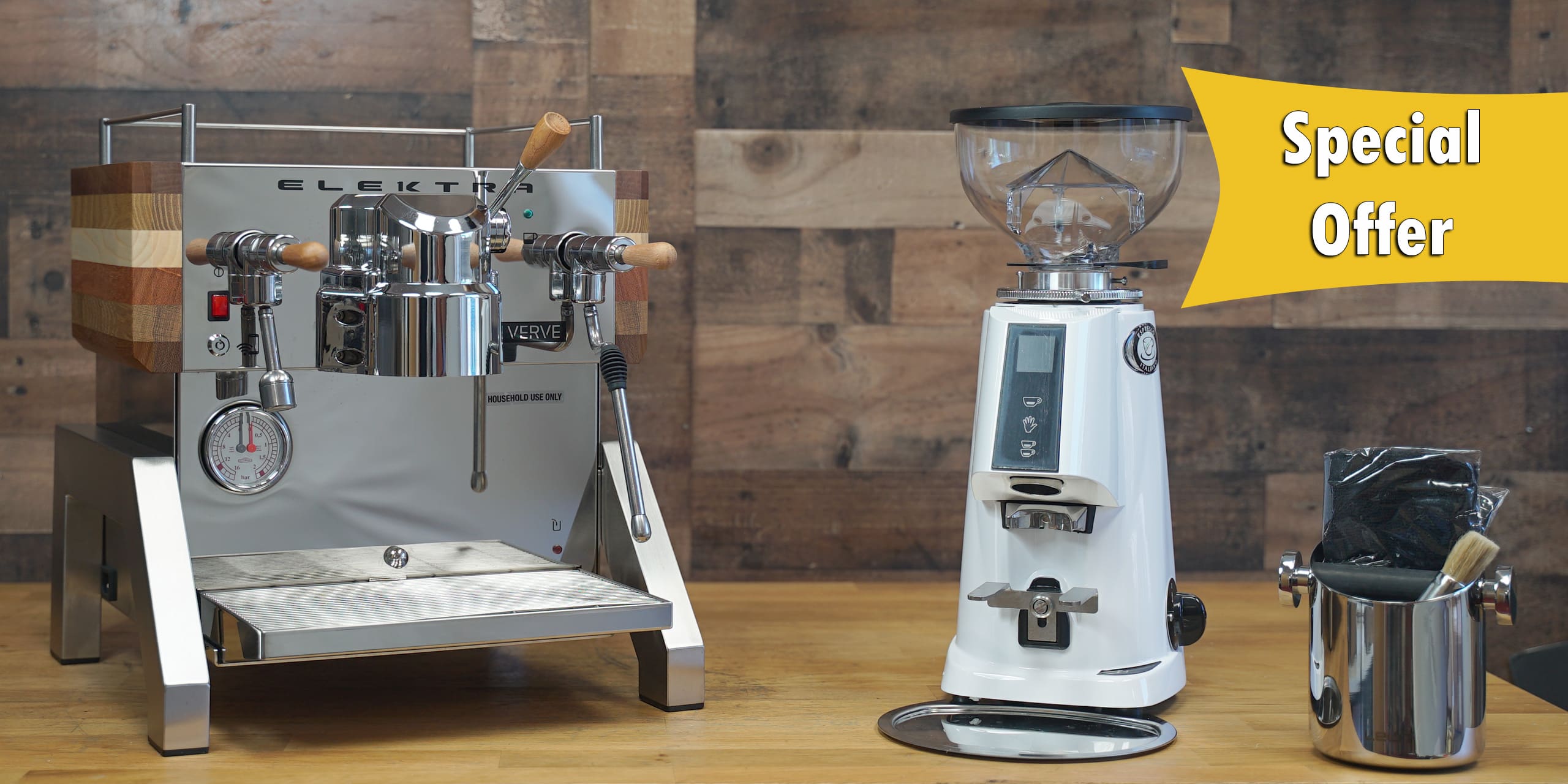 Elektra Verve & Grinder Package Deal | 1st-line.com
